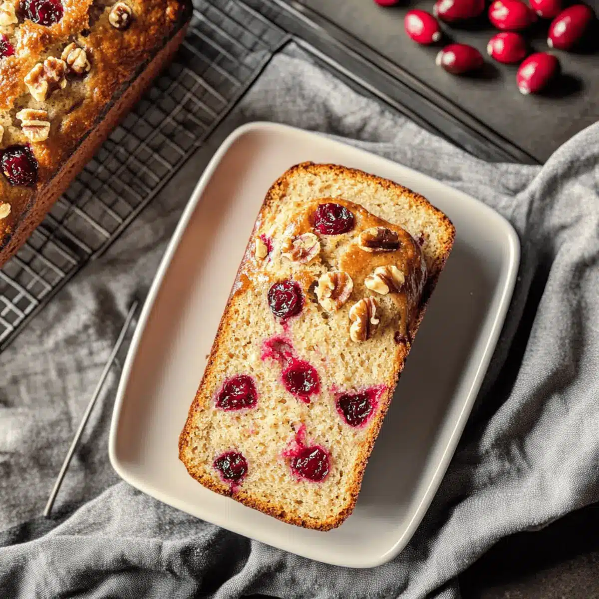 Ultimate Cranberry Walnut Bread: Delicious No-Knead Delight