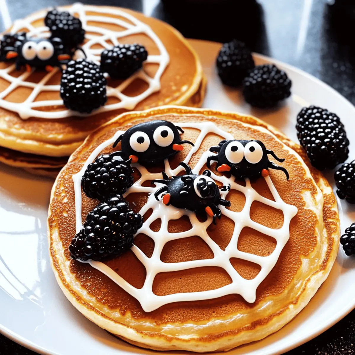 Irresistible Spider Pancakes: Fun Halloween Breakfast for Kids