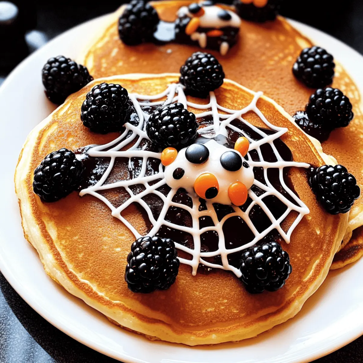 Irresistible Spider Pancakes: Fun Halloween Breakfast for Kids