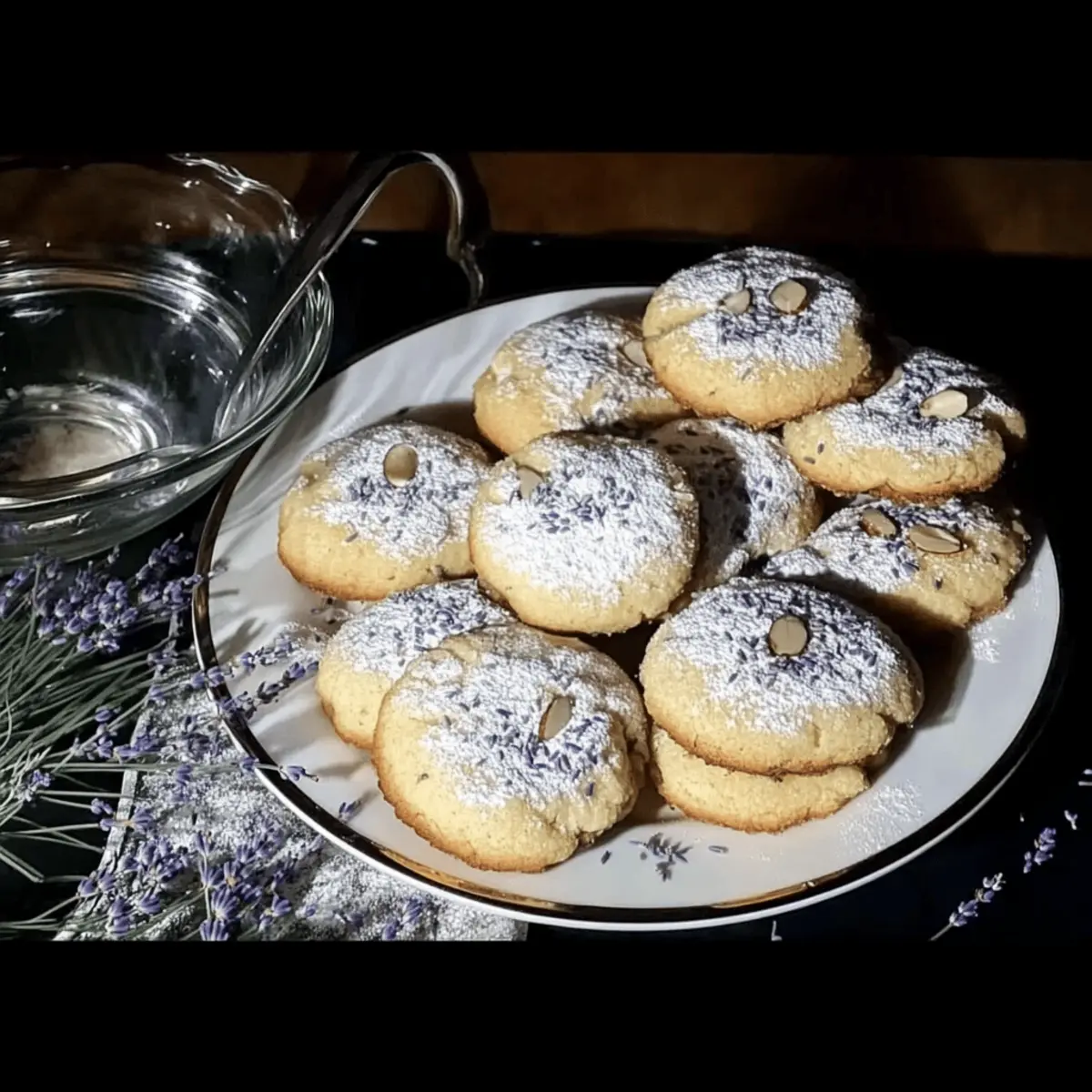 Irresistible Almond Lavender Butter Cookies: A Magical Treat
