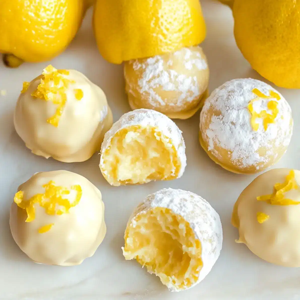 Irresistible Creamy Lemon Truffles – Easy No-Bake Delight