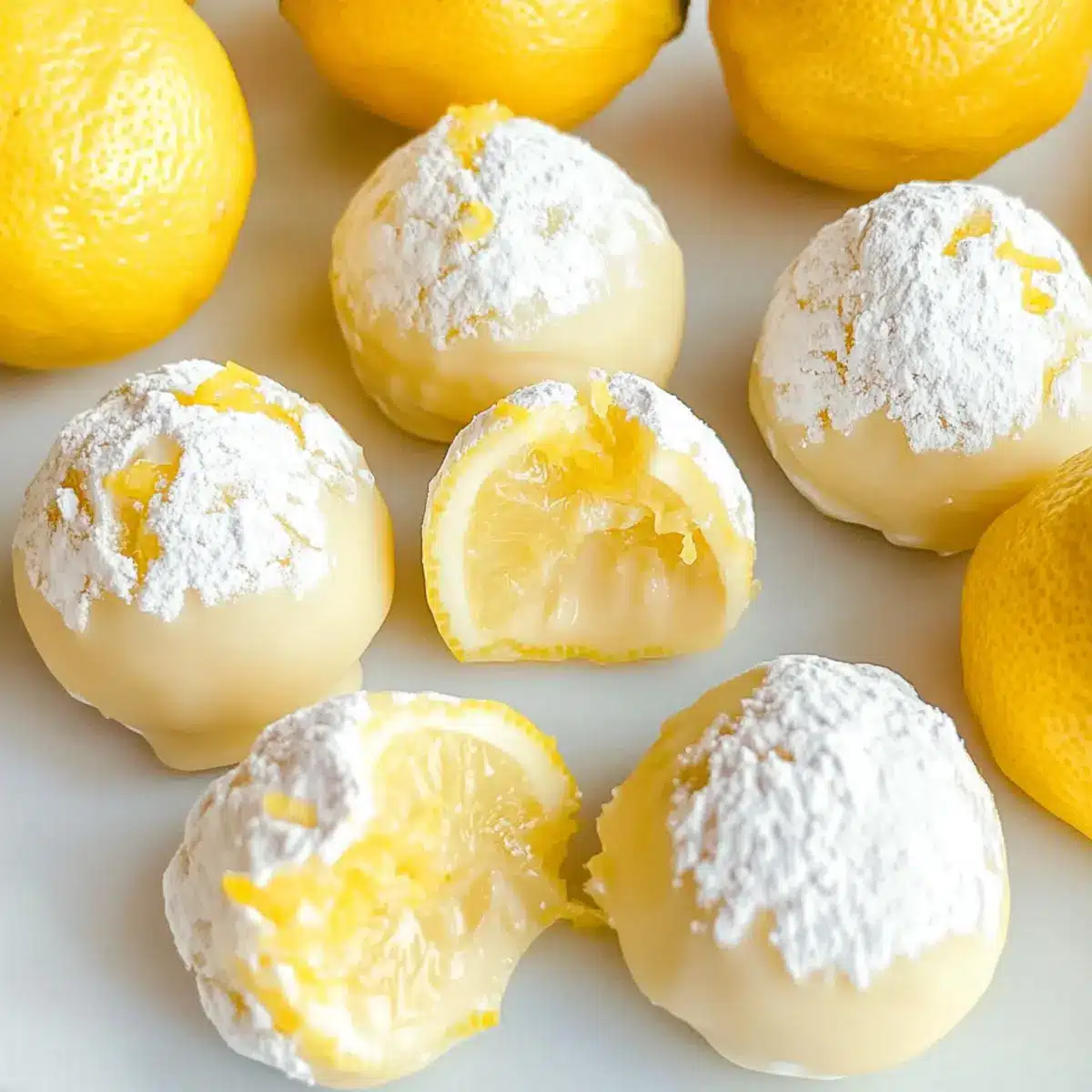 Irresistible Creamy Lemon Truffles – Easy No-Bake Delight