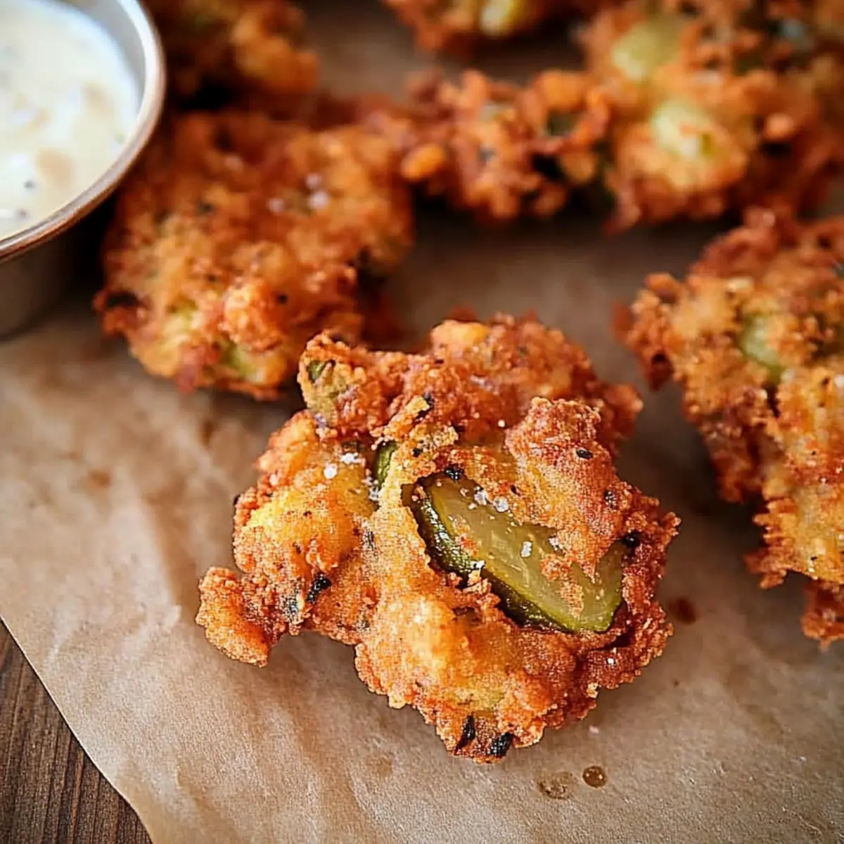 Ultimate Crispy Fried Pickle Fritters That Are Delicious
