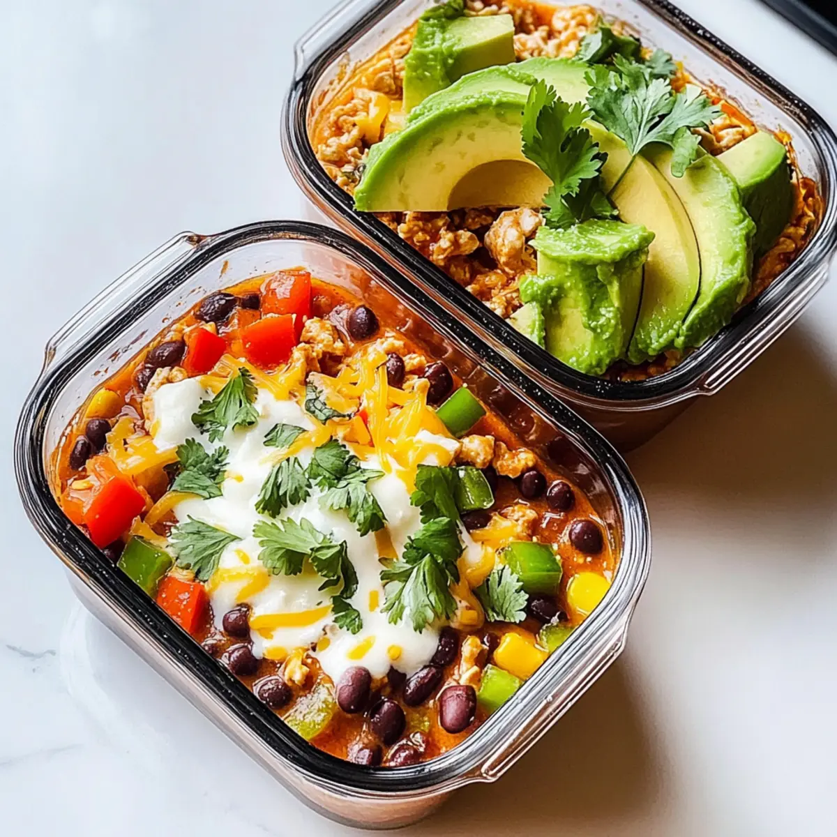 Ultimate High-Protein Chicken Cottage Cheese Enchilada Bowls