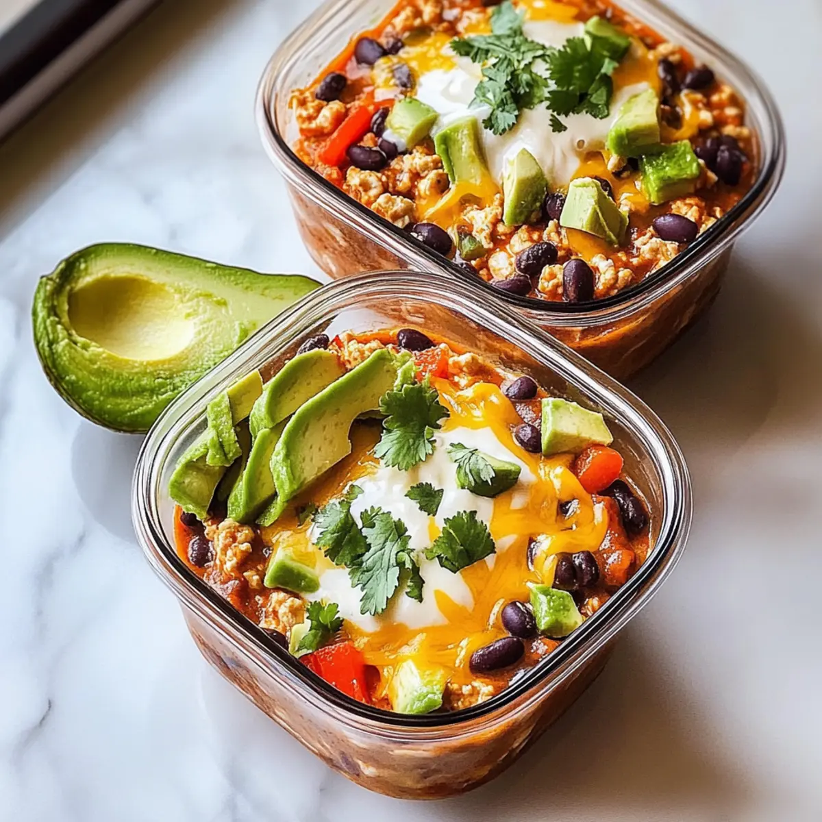 Ultimate High-Protein Chicken Cottage Cheese Enchilada Bowls